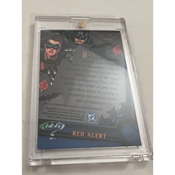 Upper Deck | Toys | Batman Metal Forever Red Alert Holo | Poshmark